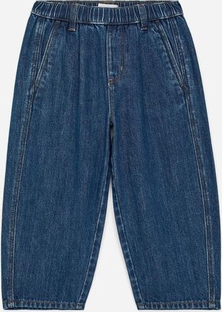 Arket Verwaschene Hose Aus Denim -Blau