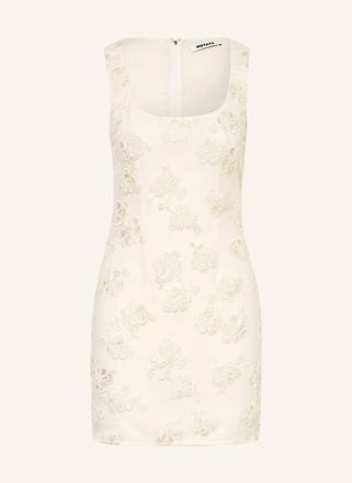 Rotate Rotate Cocktailkleid Aus Mesh Mit Schmucksteinen weiss