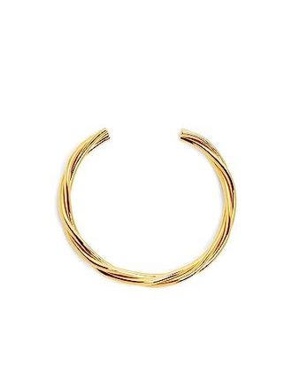 Singularu Bracelet Lina. Bracelet en laiton avec plaqué or 18Kt massif. Taille unique. Mesure ajustable. Bijoux pour femme