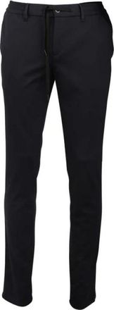 Alberto Super Jersey Stoffhosen - - Trousers - Herren - Blau - W30 L32