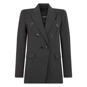 Pinko Pinko, Femme, Vestes, Gris, Taille: 40 FR Veste crois&eacute;e