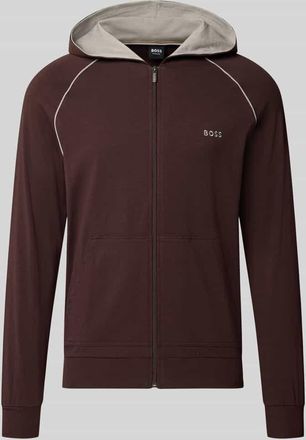 HUGO BOSS Regular Fit Sweatjacke aus Baumwoll-Mix Modell Mix&Match Jacket H