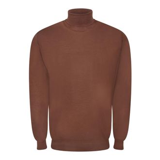 Dell'Oglio Turtleneck Sweater - - Knitwear - Herren - Braun - L