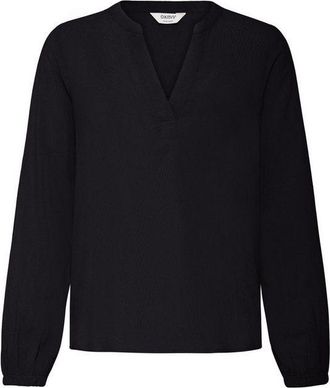 Oxmo Langarmbluse OXNIlla Leichte Bluse aus Viscose - Loose Fit