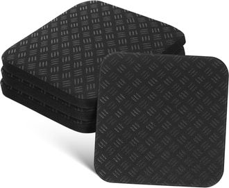 BESPORTBLE 4 Stücke Teiliges Treadmill Pad rutschfeste Anti-vibrationsmatten für Laufband Heimtrainer Rudergerät Schutzmatten für Fliesen Teppich Hartholzböden S