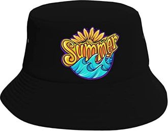 Generic Personnalisé Seau Chapeau Lété avec des Fleurs Chapeaux de Seau Funky Bobs Homme pour Femmes Filles activités