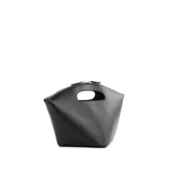 by FAR Rubik Lederhandtasche - Schwarz