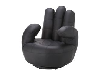 Vente-Unique Sessel Fingersessel Catchy - Schwarz