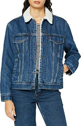 Levi's Ex-Boyfriend Sherpa Trucker Veste Femme, Rough and Tumble, XXS