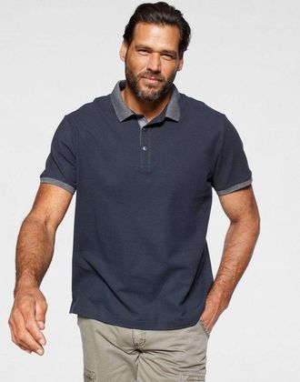 Arizona Poloshirt Kurzarm, mit Rippbündchen, Polokragen, aus Piqué-Stoff