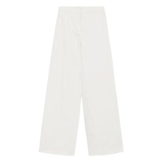 Max Mara Femme, Pantalons, Blanc, Taille: 38 FR Murge Pantalons