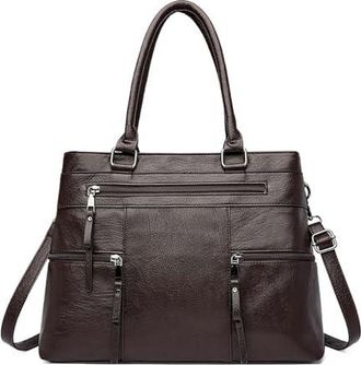 Generic Sac &agrave; main compatible avec les femmes - Bandouli&egrave;re amovible et fermeture &eacute;clair, sac de travail et de voyage r&eacute;sistant