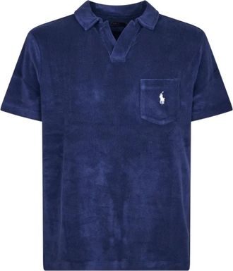 Ralph Lauren Homme, Tops, Bleu, Taille: 2XL Polo en maille