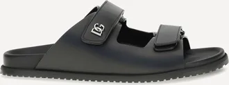 Dolce & Gabbana Calfskin leather Sandals Male 43