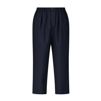 Marni Wollschmale Hose - - Trousers - Herren - Blau - L