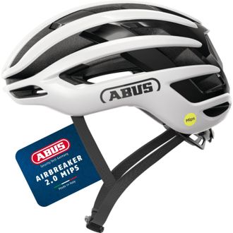 ABUS Rennradhelm AirBreaker 2.0 MIPS - Leichter Fahrradhelm mit Fokus auf Bel&uuml;ftung, Aerodynamik, Sicherheit und Komfort f&uuml;r professionellen Radsport - f&uuml;r