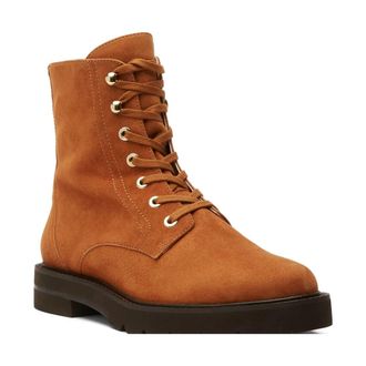 Stuart Weitzman Schn&uuml;rstiefelette im Combat-Stil - Style-Upgrade - - Shoes - Damen - Braun - 36 EU