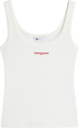 Tommy Jeans Top Logo Embroidery Slim Tank