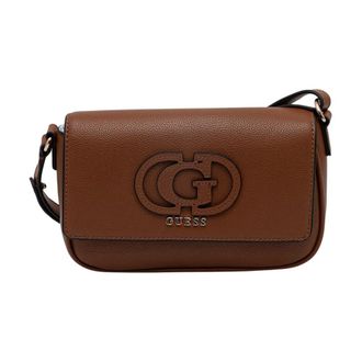 Guess Isola Flap Bag - Femme - Sacs - Brun - Taille: ONE Size
