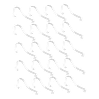 Valiclud 20 Stück Transparente Acryl Schuhhalter Elastische High Heel Riser Vielseitige Schuhspanner für Sandalen und Pumps Leichter Universeller Schuhorganize