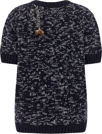 Prada Pendant Sweater - Navy