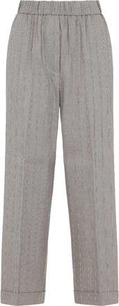 PESERICO Pantalons D&eacute;contract&eacute;s - Gris Fonc&eacute;