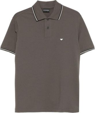 Emporio Armani Stripe-trim Polo Shirt