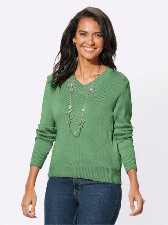 Witt Strickpullover Pullover Langarm Materialmix