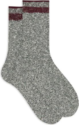 Gallo Gallo, unisex, Sous-v&ecirc;tements, Multicolore, Taille: ONE Size Chaussettes Courtes Losanges Tricot&eacute;es &agrave; lEnvers