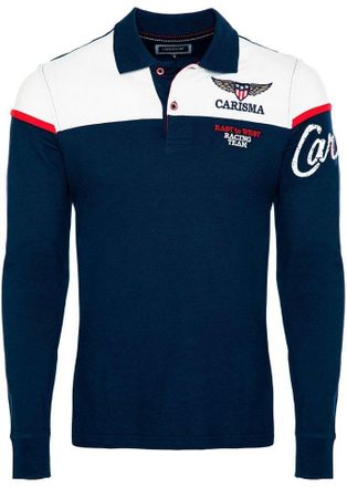 Carisma Poloshirt (1-tlg) mit Stickerei Rugby Team