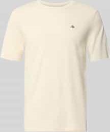 Scotch & Soda T-Shirt mit Label-Stitching und Rundhalsausschnitt