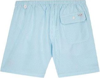 Maison Labiche Short de bain Lobster en coton m&eacute;lang&eacute;