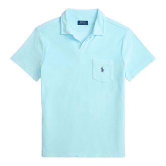 Ralph Lauren Frottee Poloshirt - - Tops - Herren - Blau - L