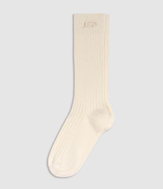 Autry Chaussettes Main Unisex Unisex Embro Cream