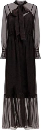 Twinset Femme, Robes, Brun, Taille: 38 FR Occasion Robes