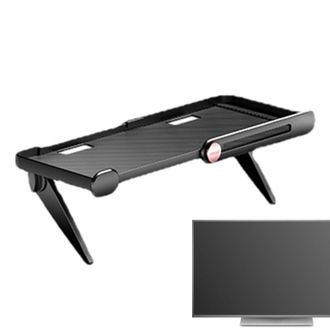 Generic Oberseite des TV-Regals - platzsparend, keine Befestigungsl&ouml;cher, verstellbare Aufbewahrungshalterung, Media-Box-Router-Halterung, Heimgebrauch f&uuml;r Ro