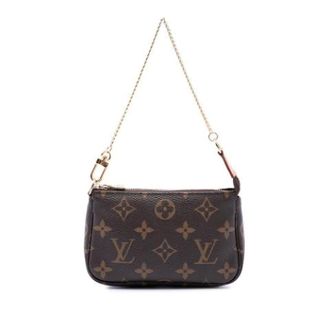Louis Vuitton Mini Pochette Accessoires Pre-owned - Femme - Pre-owned - Brun - Taille: ONE Size
