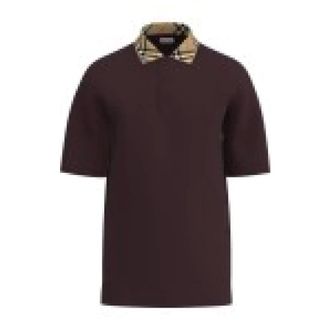 Burberry Homme, Tops, Rouge, Taille: L Polo Evan en coton