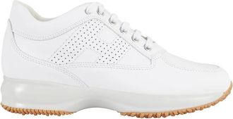 Hogan Femme, Chaussures, Blanc, Taille: 38 1/2 EU Baskets Interactive Stylish Forata