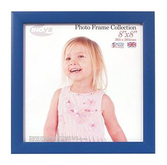 Inov8 Bilderrahmen, Blau, 20,3 x 20,3 cm