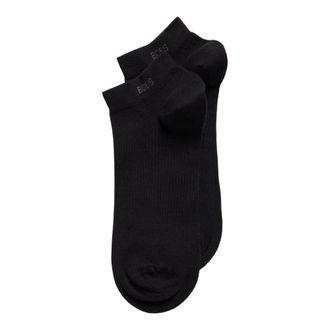 BOSS 2-Pack Solid Cotton Ankle Socks