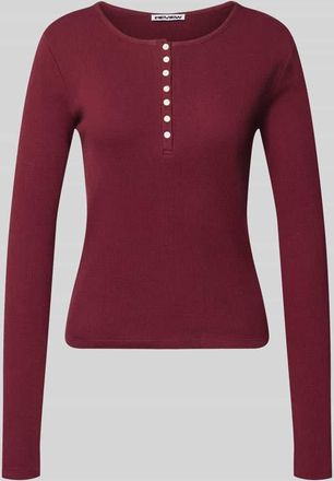 Review Slim Fit Langarmshirt aus reiner Baumwolle