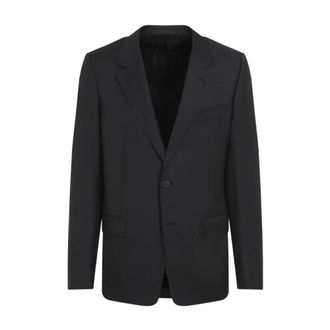 Lanvin Taillierter Anthrazitfarbener Blazer - - Jackets - Herren - Schwarzk - XL