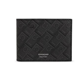Ferragamo Monogram Wallet - - Accessories - Herren - Grau - ONE SIZE