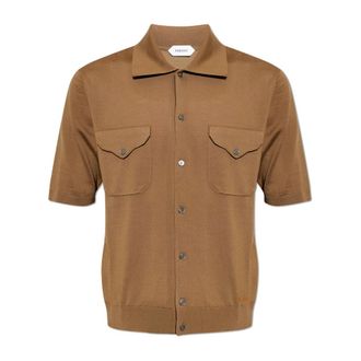 Versace Kurz&auml;rmliger Cardigan - - Knitwear - Herren - Braun - L