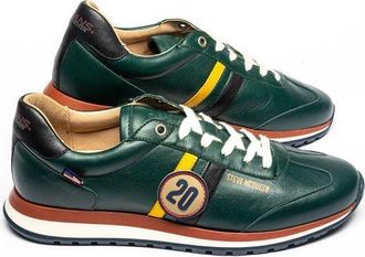 Classic Legend Motors Baskets en cuir Cool green