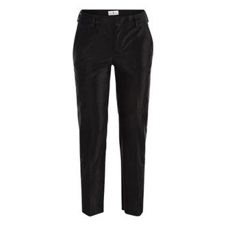 PT01 Pt01, Femme, Pantalons, Noir, Taille: 38 FR New York Velvet Pantalons