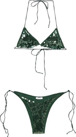 Os&eacute;ree Marylin Sequinned Bikini