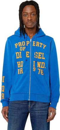 Diesel S-Ginn-Hood-Zip-K7 F_Sweatshirt_Blau_XXL