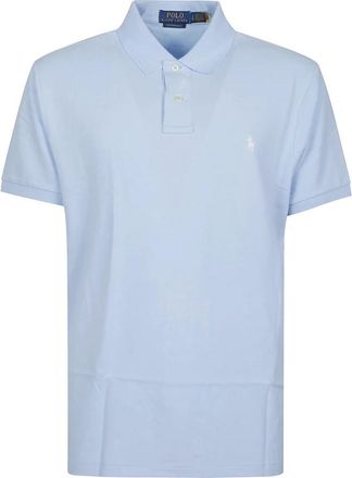 Polo Ralph Lauren Homme, Tops, Bleu, Taille: XL Polo avec broderie logo